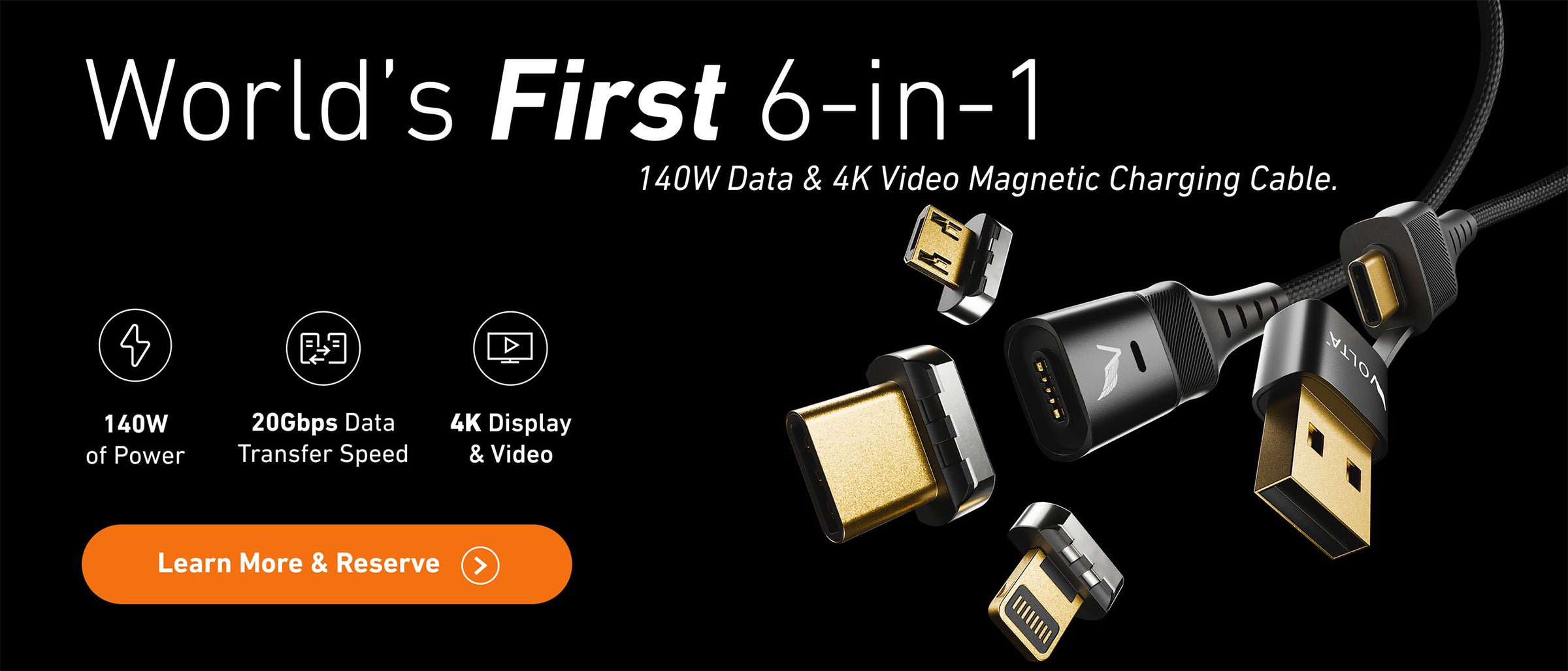 The Strongest Universal Magnetic Charging Cable | VOLTA®